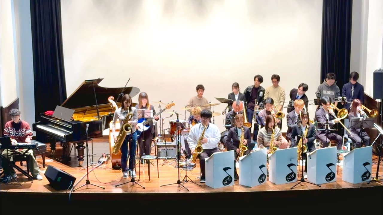 [4K]2024年12月8日 "Jacob Mannやるバン Vol.2" 第60回大阪大学軽音楽部SWING定期演奏会 大阪大学会館2階講堂 ...