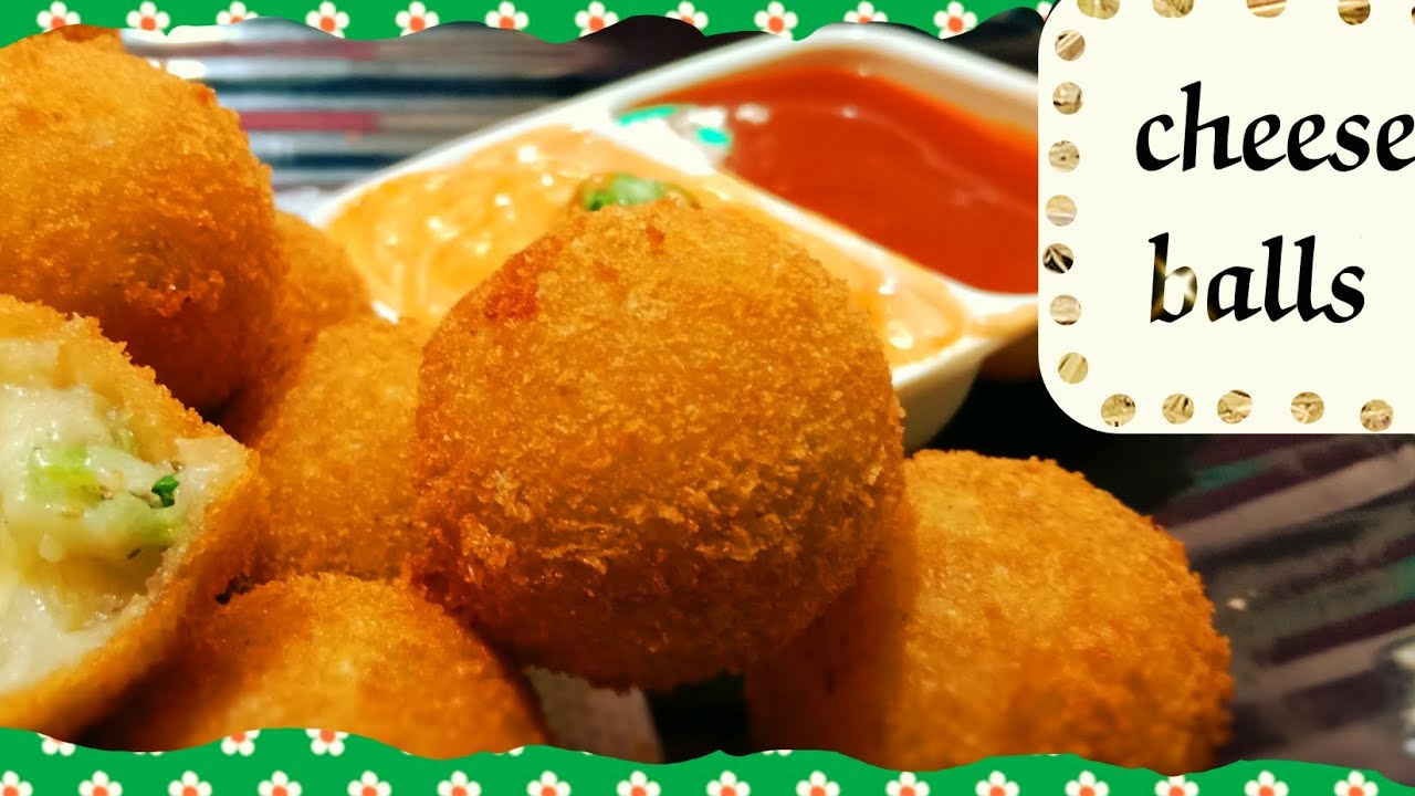 cheese balls / ક્રિસ્પી અને ચીઝી ચીઝ બોલ્સ / crispy and cheesy balls ...