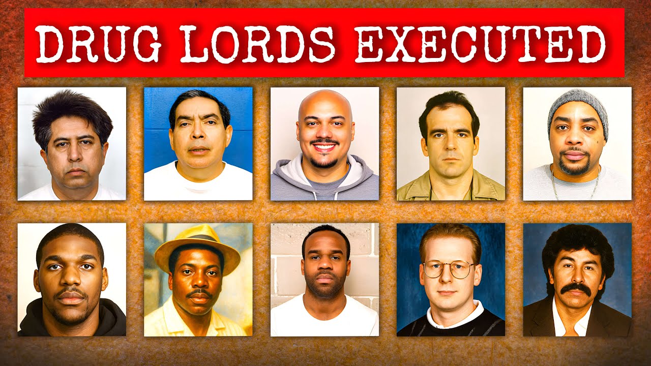 Most NOTORIOUS Drug Lords EXECUTED & On Death Row | Shocking Details ...
