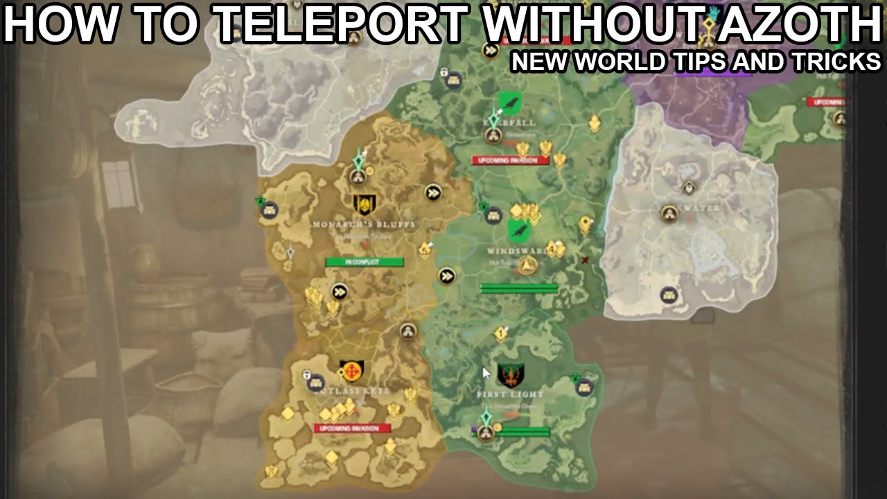 How to teleport without using Azoth in New World - YouTube