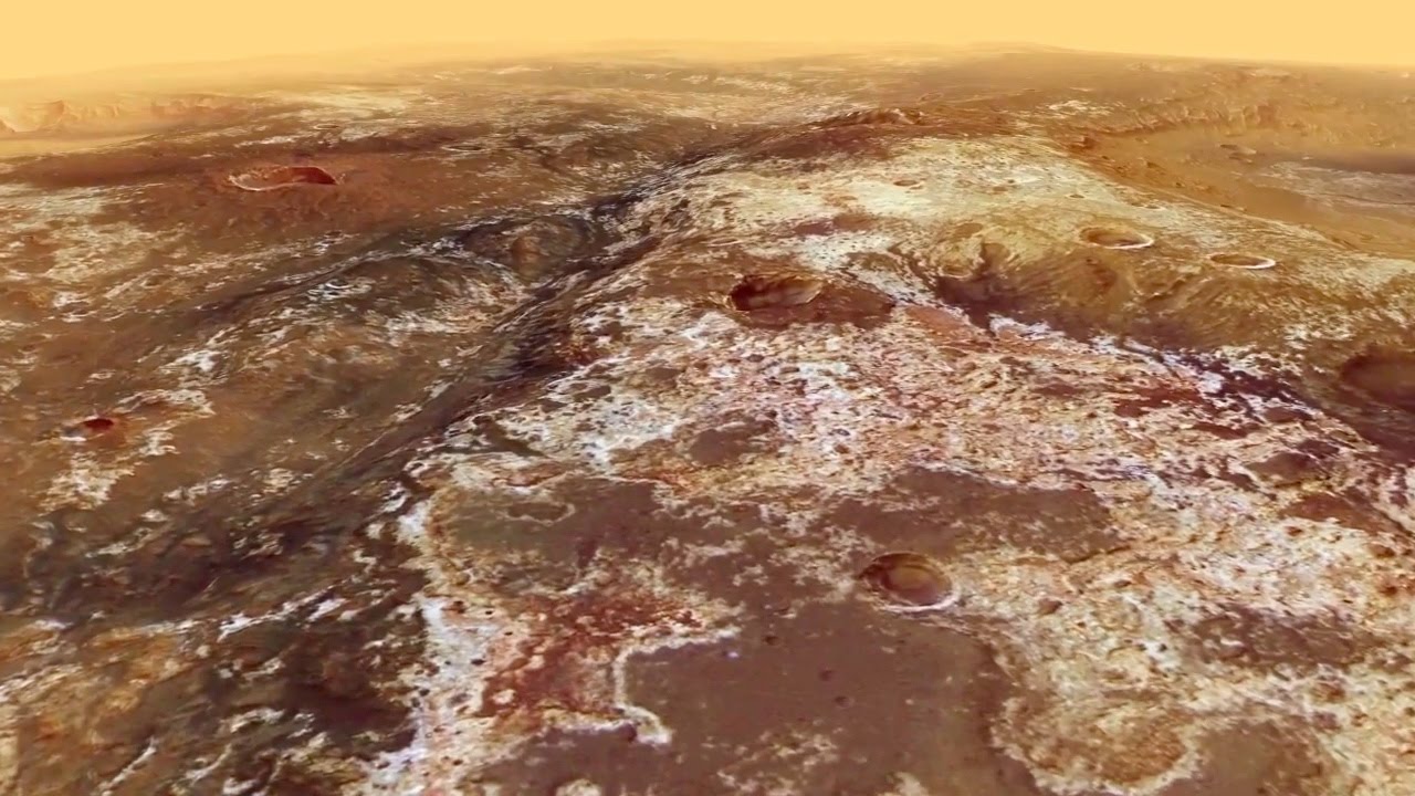 Flying Over the Mawrth Vallis Region on Mars | Video - YouTube