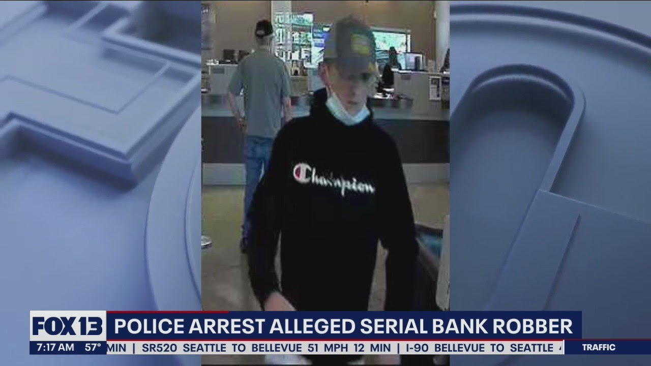 Police arrest alleged serial bank robber in Gig Harbor | FOX 13 Seattle ...