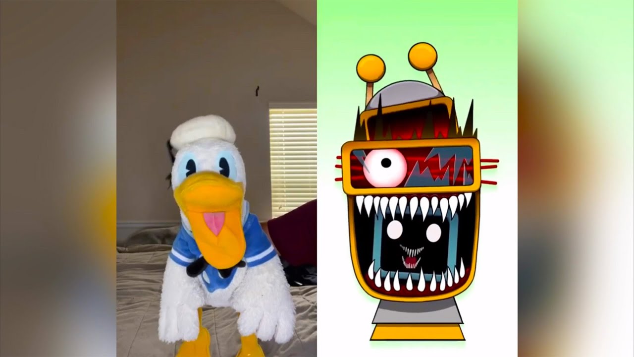 Donald Ducc REACTS To SPRUNKI TikToks! 44 (DO NOT BE SCARED CHALLENGE ...