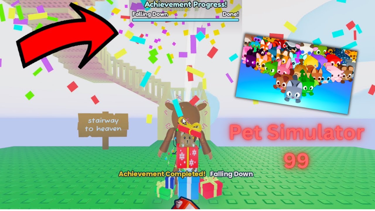 How To Get To Stairway To Heaven In Pet Simulator 99 Without Having VIP ...