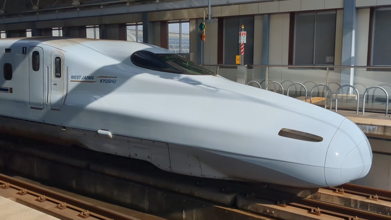 「久留米駅・福山駅を発着する九州新幹線」N700系 800系 山陽新幹線 九州新幹線 しんかんせん🚅 JR西日本🔵 JR九州🔴 - YouTube