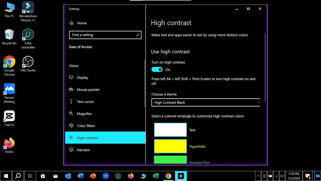 How to Turn On High Contrast on PC / Laptop - YouTube