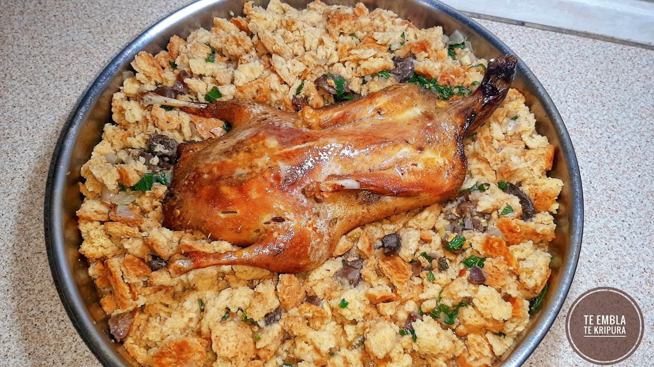 Pershesh me Pule, receta tradicionale - Bread Pap recipe - YouTube