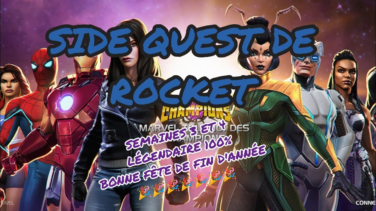 FÊTES REBU-LEUSES D'ATELIER DE ROCKET SEMAINE 3 ET 4 LÉGENDAIRE - MCOC ...