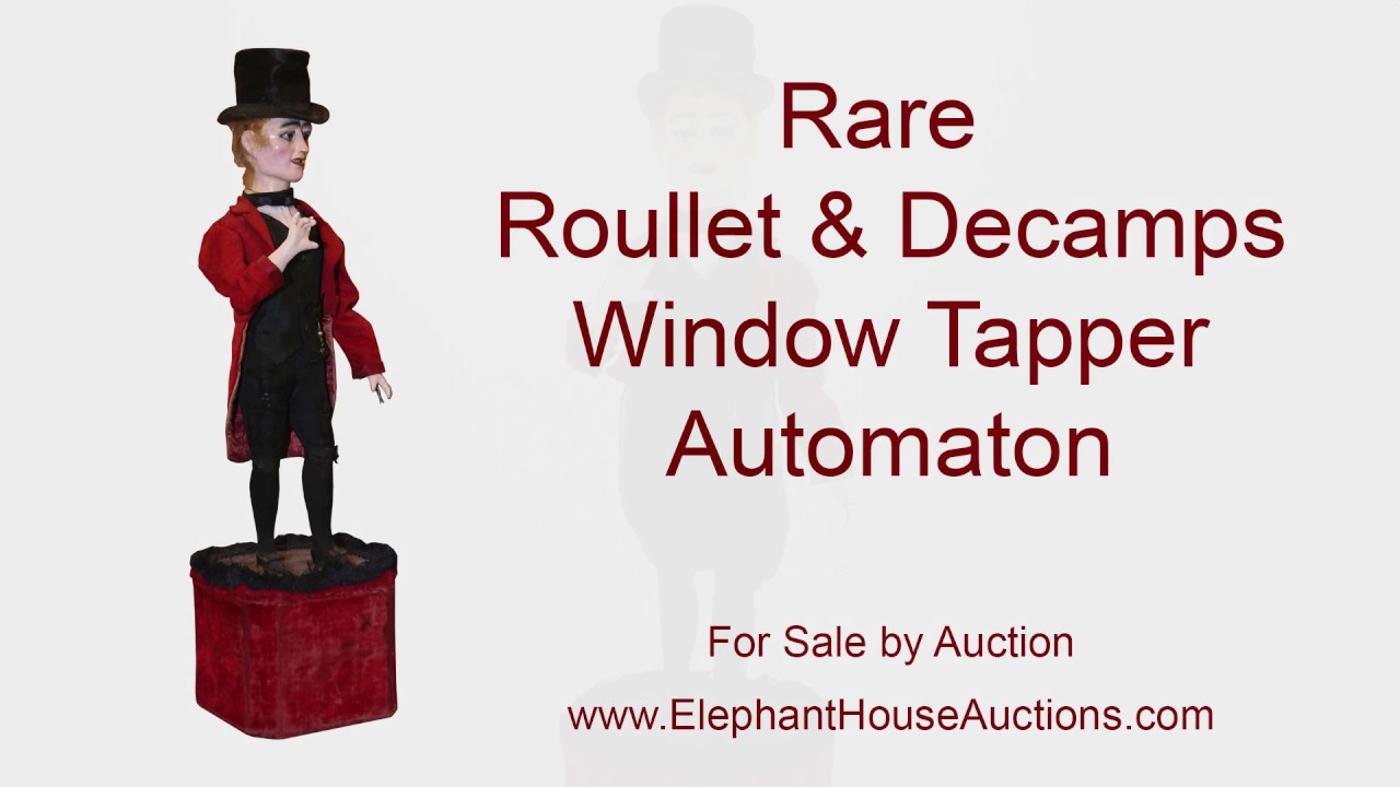 Roullet & Decamps Window Tapper Automaton - YouTube