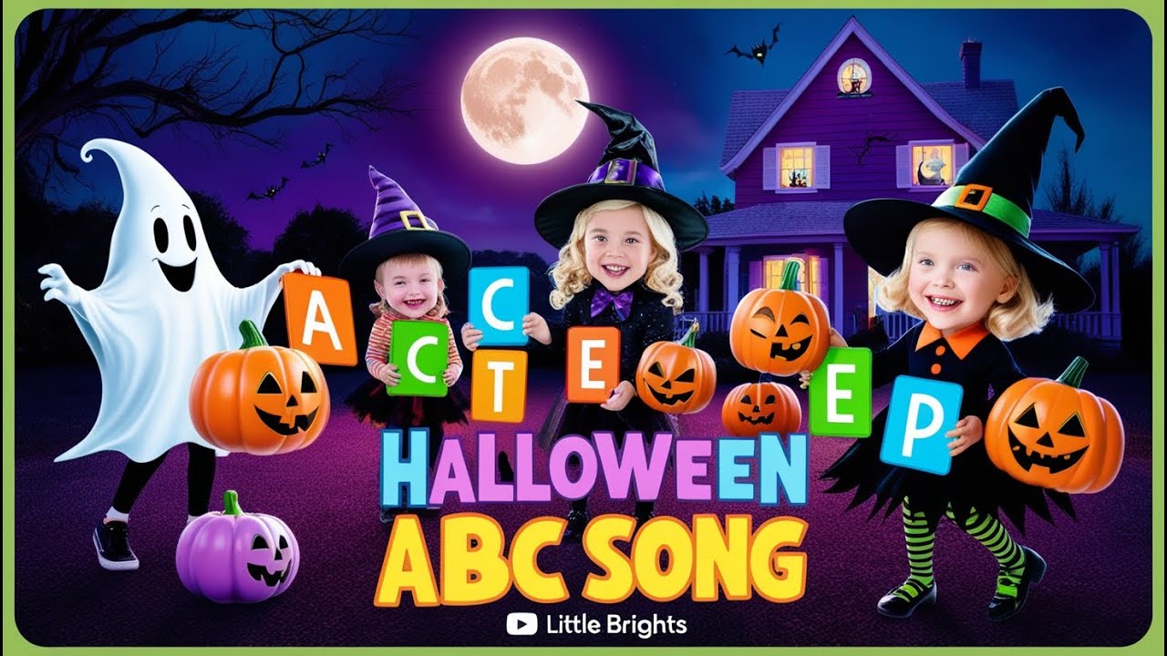Halloween ABC Song☠️🧟 | Spooky Characters from A to Z - YouTube