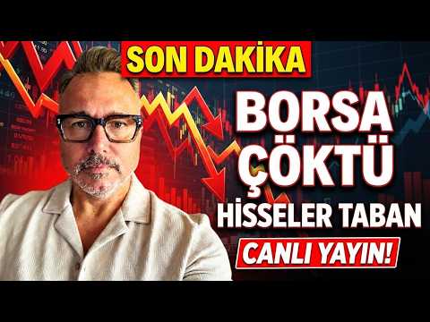 SON DAKİKA !! Borsa çöktü! hisseler TABAN! Tera fonun amiral gemileride TABAN!