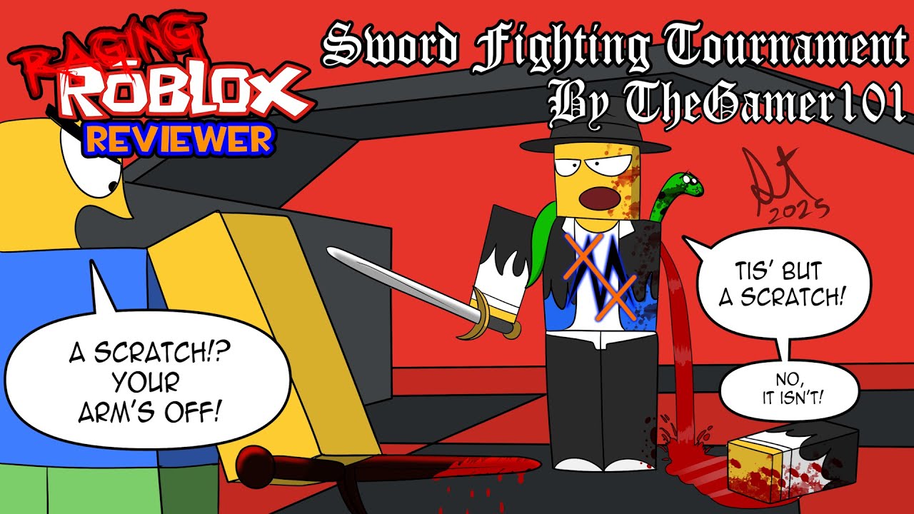 Raging Roblox Reviewer: Sword Fighting Tournament - YouTube