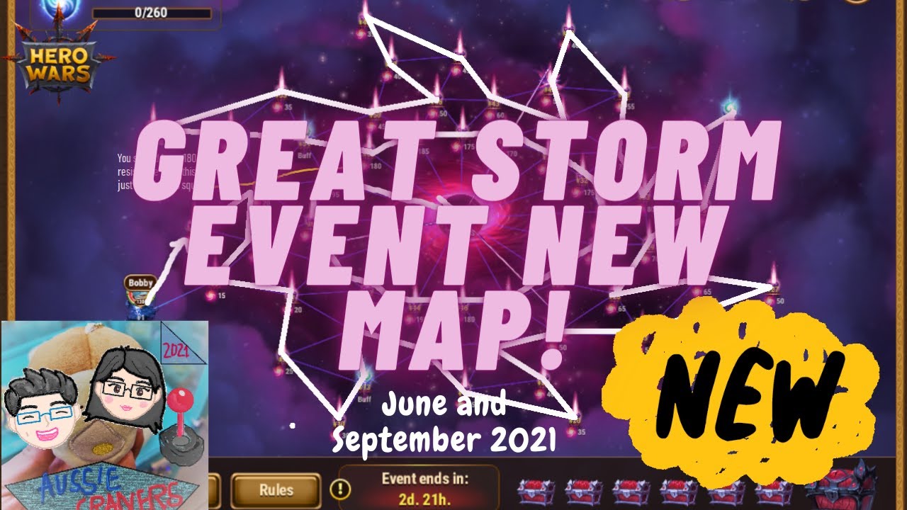 Hero Wars | Great Storm Event | NEW MAP 2021 - YouTube