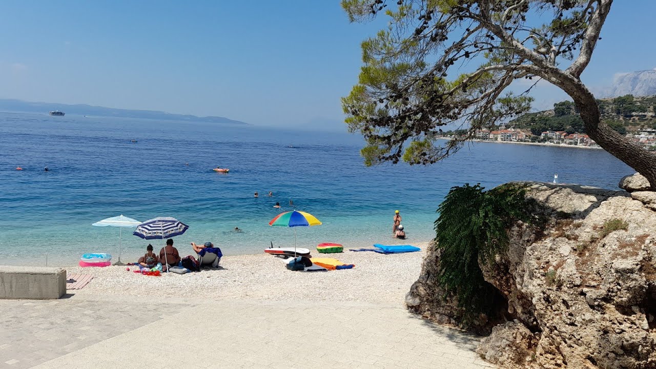 Podgora Beach Croatia( jutarnja gimnastika) - YouTube