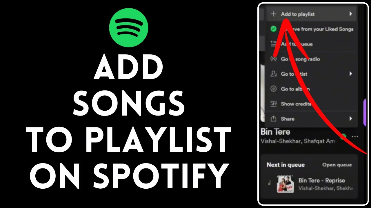 How to Add Songs to a Playlist in Spotify? - YouTube