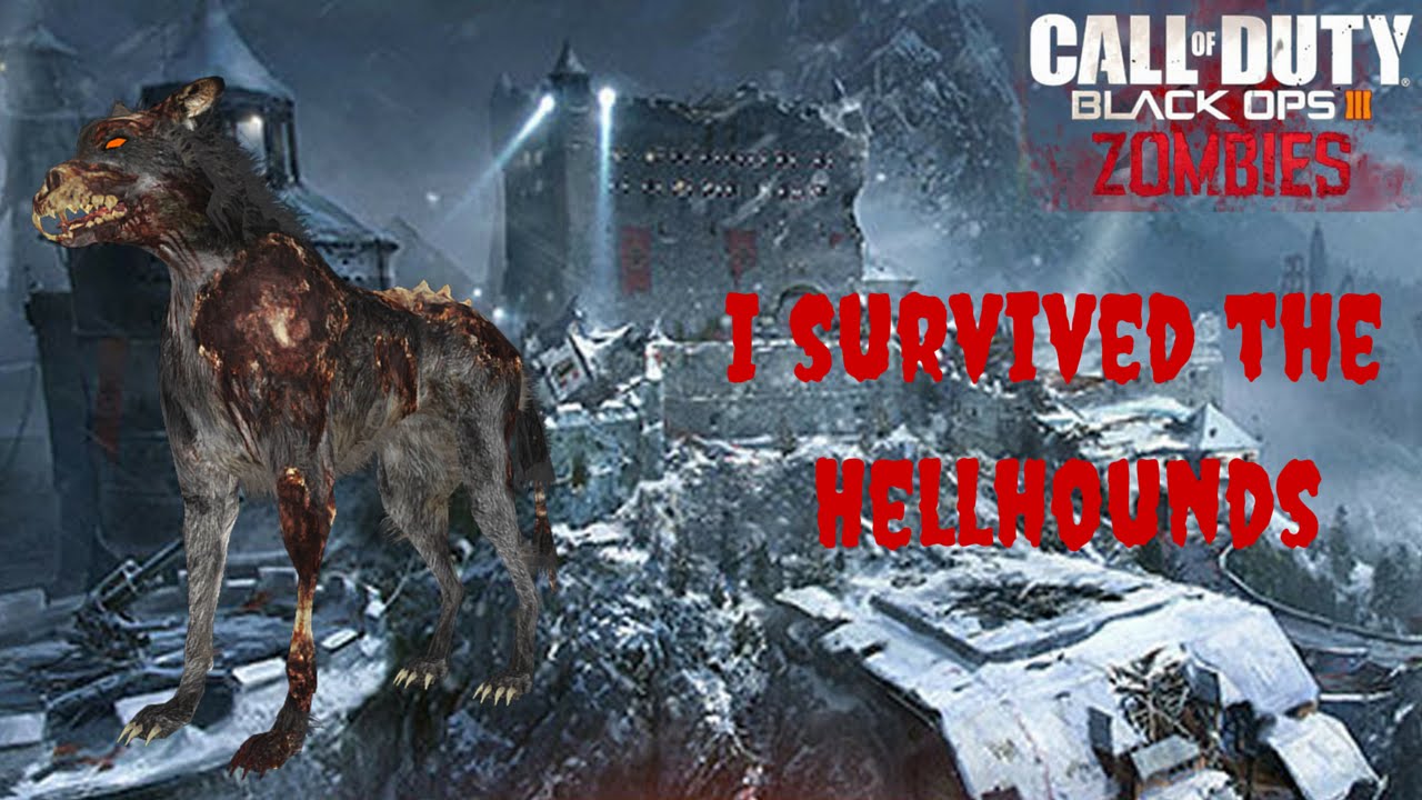 Black ops 3 zombies der eisendrache survival #1I survived the hellhounds - YouTube