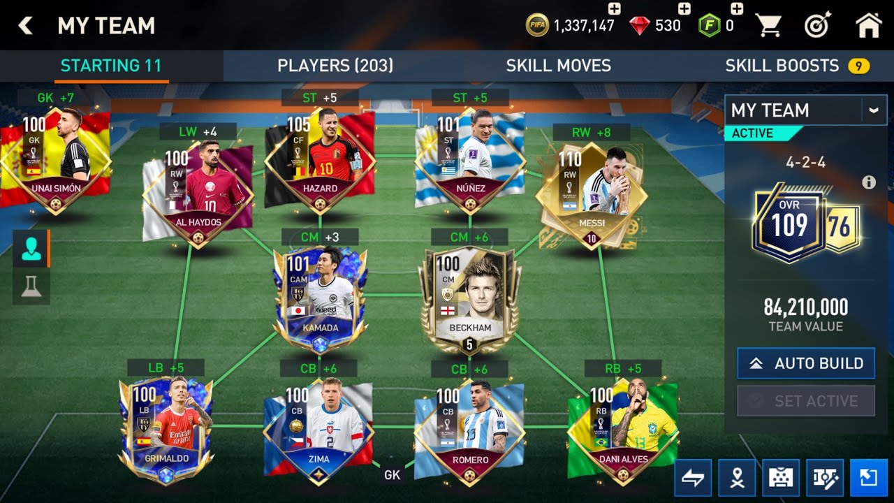 I play fifa mobile - YouTube