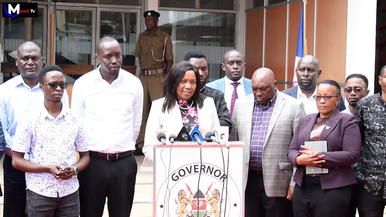 Gov Susan Kihika speaks after an Intern found murdered at PGH, Nakuru ...