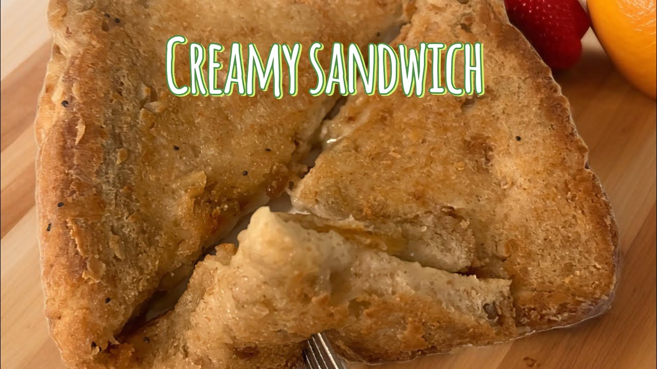 Creamy cheesy sandwich delicious / quick recipe - YouTube