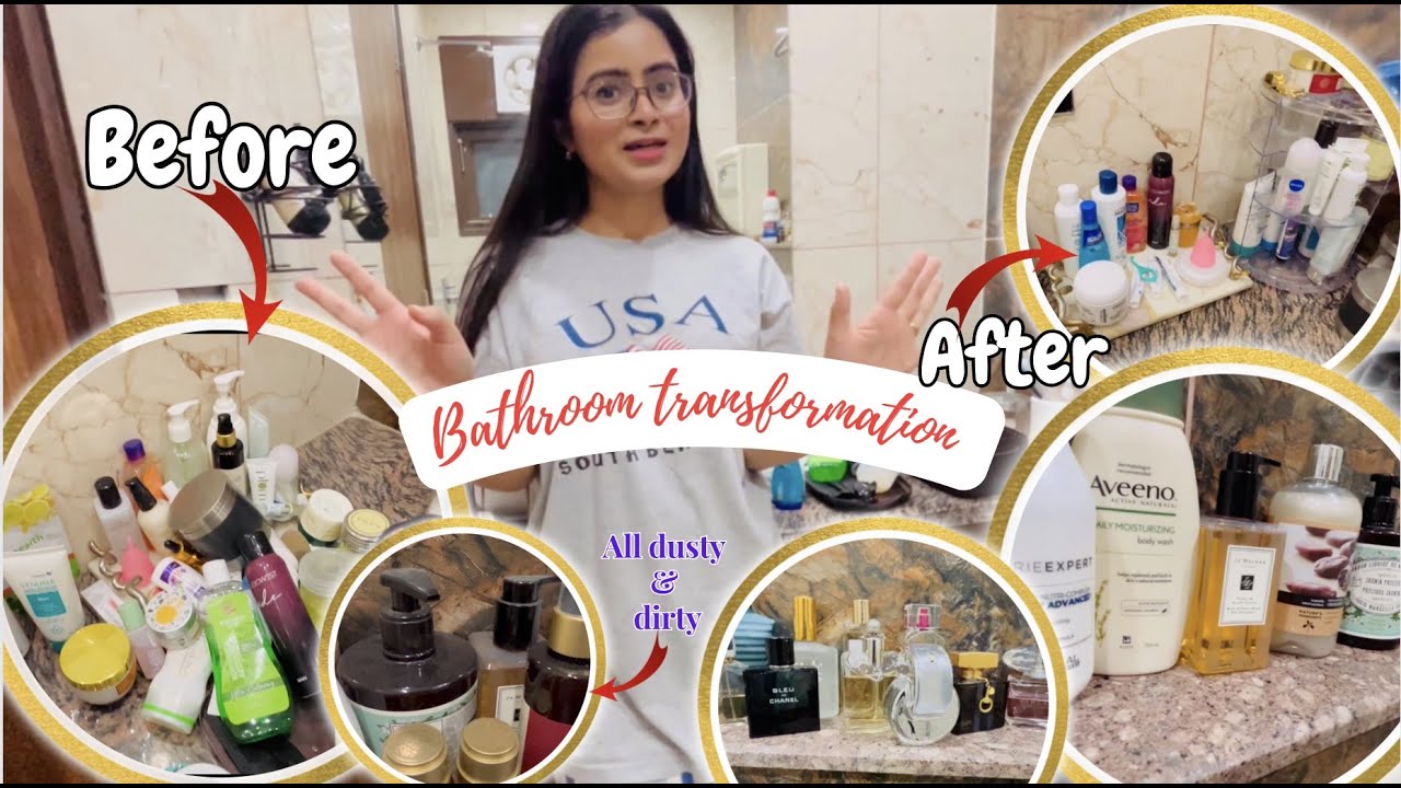 Bathroom Transformation | Bathroom Cleaning Motivation Vlog - YouTube