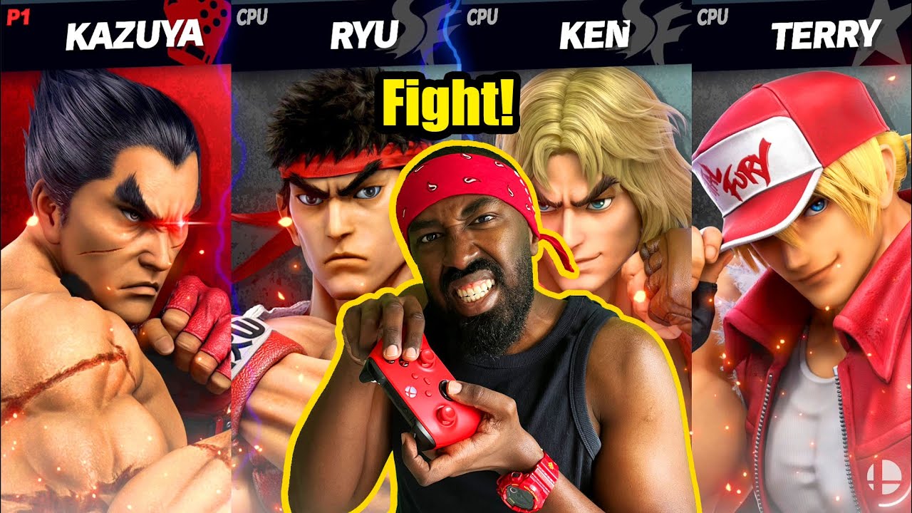 Fighting Games Stars Battle - Super Smash Bros Ultimate - YouTube