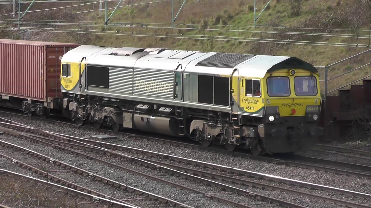 66414 On A Liner At Crewe 7 3 20 - YouTube