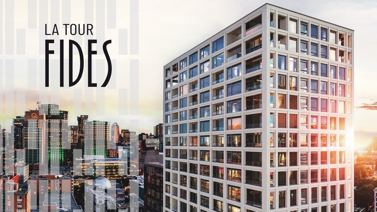 La Tour Fides - Condos and penthouses for sale - Montreal - YouTube