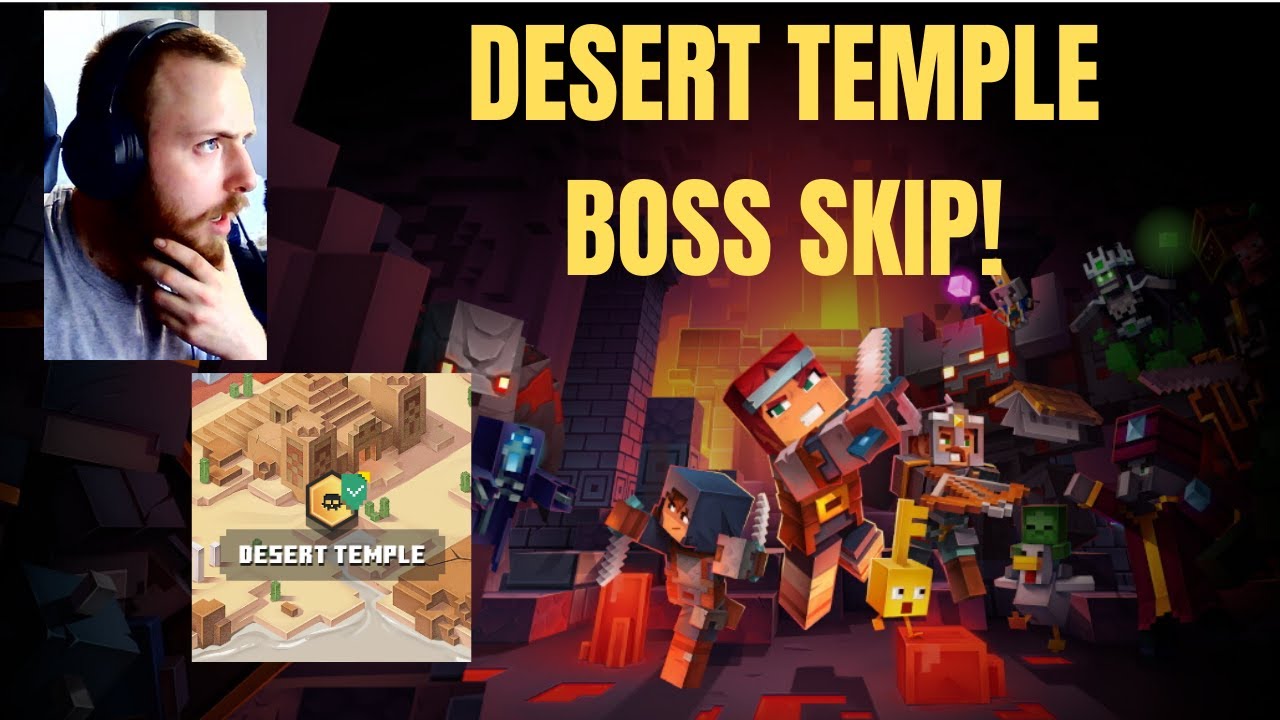 DESERT TEMPLE BOSS SKIP! - Minecraft Dungeons Part 4 - YouTube