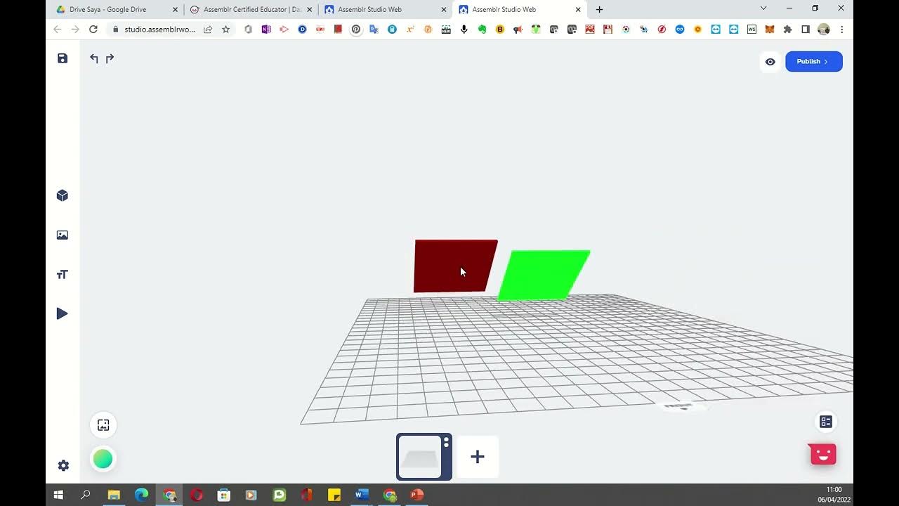 Tutorial Membuat 3D/AR Jaring-Jaring Kubus dengan Assemblr Edu #1: Insert Object - YouTube