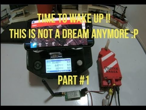 Added Long Range RC Link & Telemetry For CHUCK (Parrot Disco) - YouTube