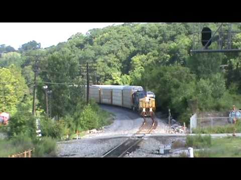 CSX 9018 Q226 at Braddock Pittsburgh PA - YouTube