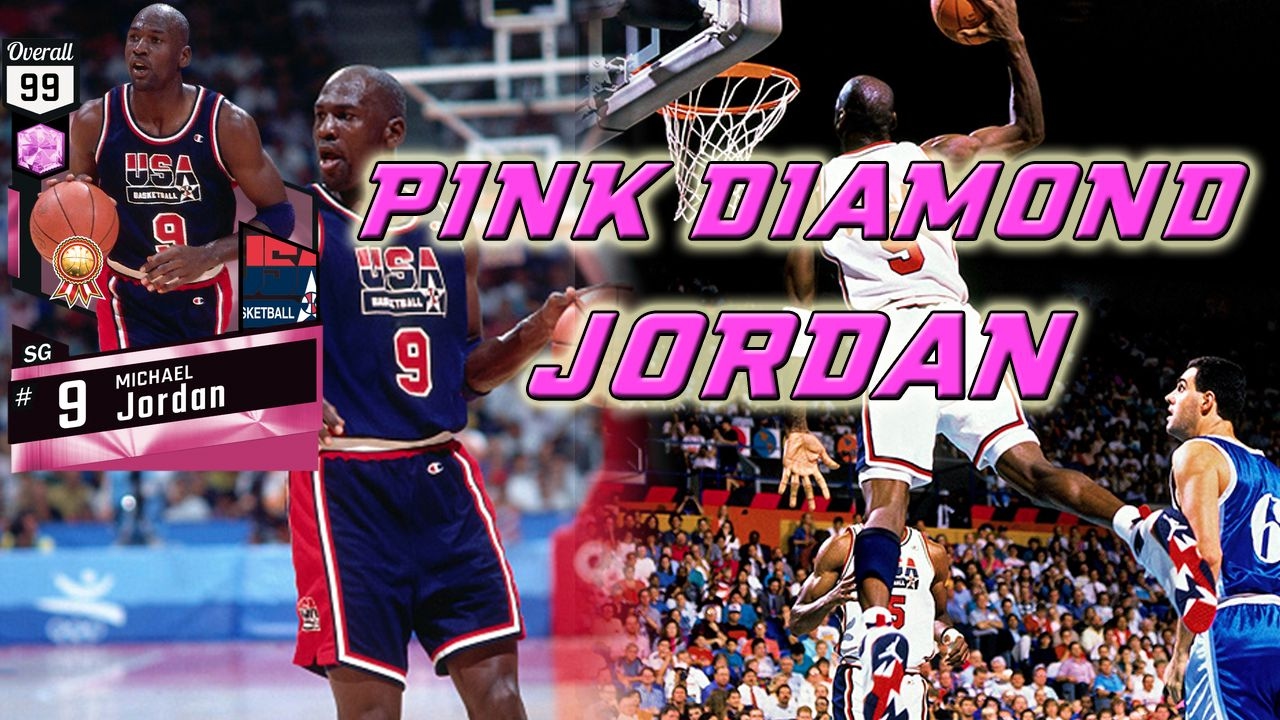 PINK DIAMOND MICHAEL JORDAN IS THE UNSTOPPABLE! BEST CARD IN NBA 2K17 ...