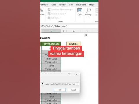 IF dasar Excel #excel #exceltips #exceltricks - YouTube