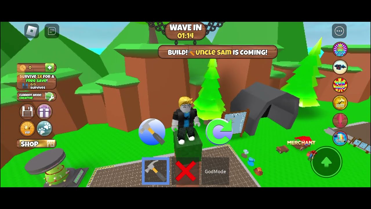 ROBLOX VIDEO OF BUILD TO SURVIVE SIMULATOR - YouTube