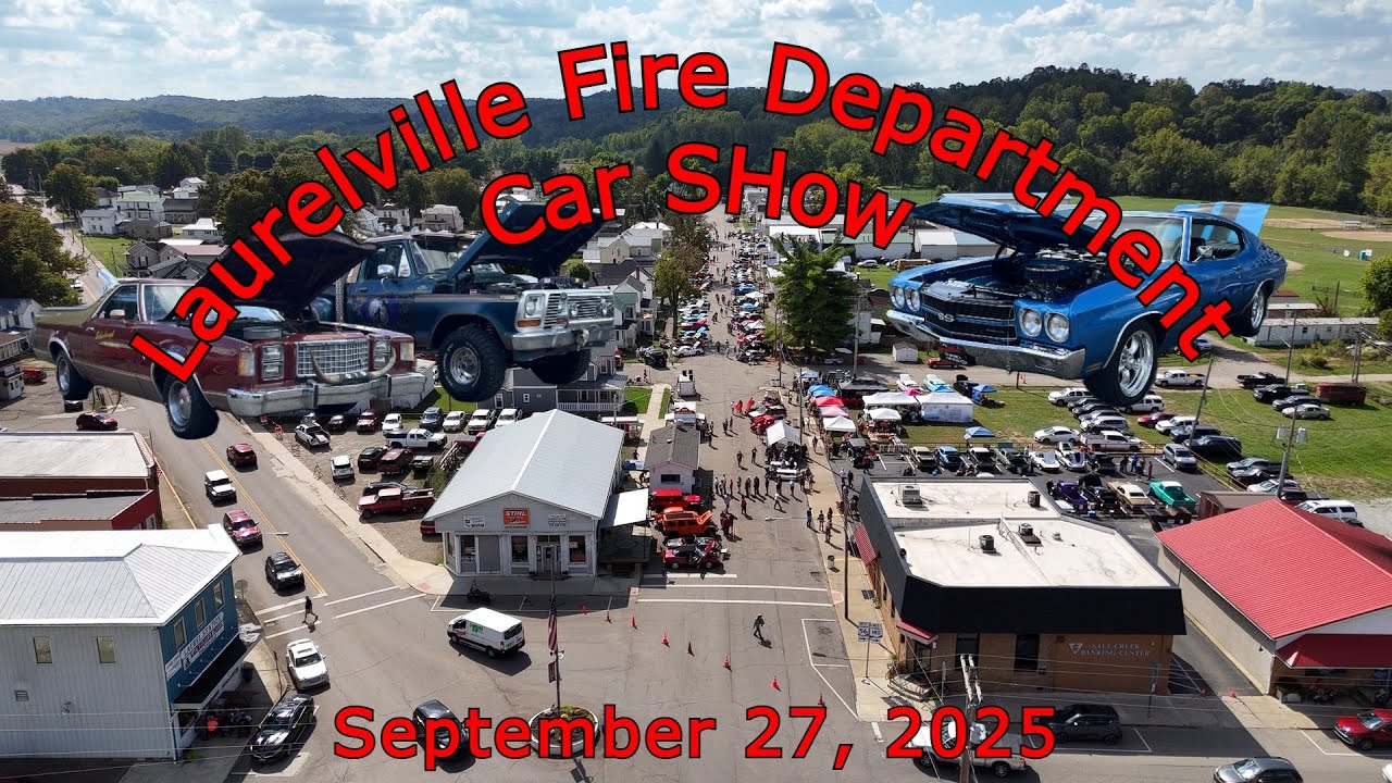 Laurelville Fire Department Car Show September 27, 2025 - YouTube