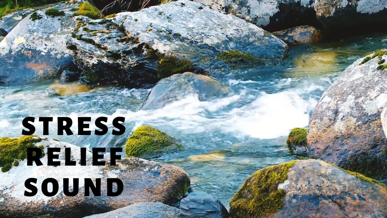 Stress Relief Sound | Stream Flowing Sound for Relaxation | Nature ...