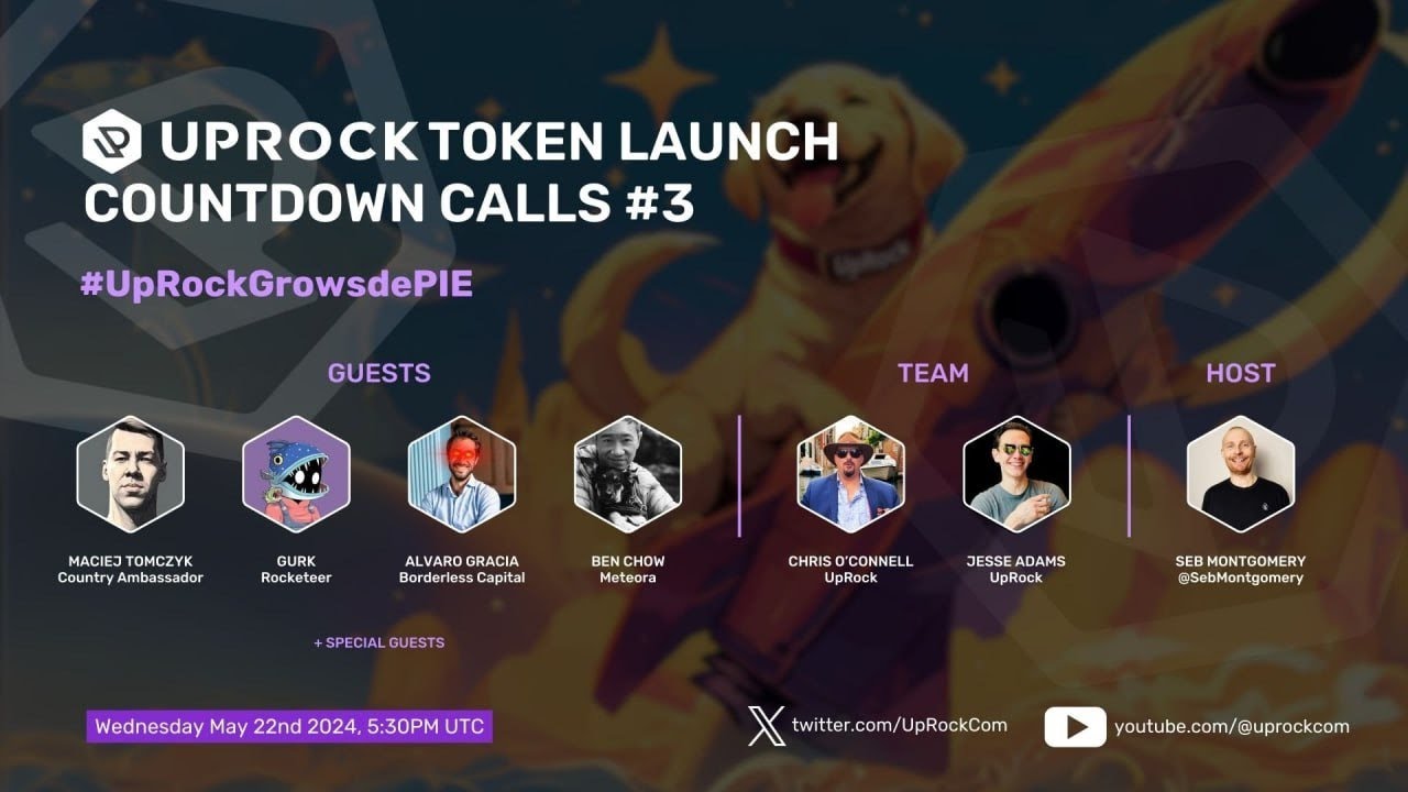 UpRock Token Launch Countdown Calls #3 - YouTube