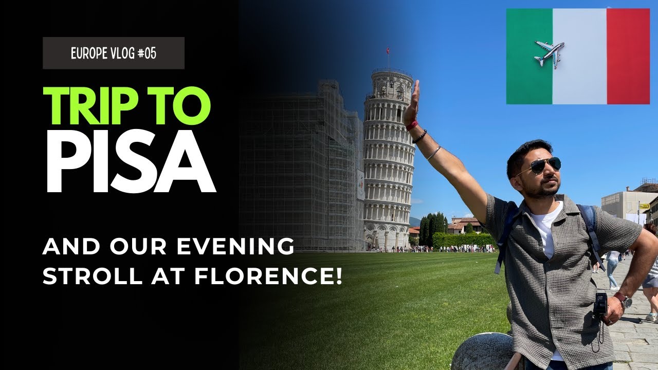 Trip to Tower of Pisa | Dinner at Florence | Great Food, Wine & Walk ...