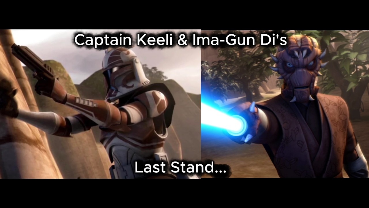 Captain Keeli and Master Ima-Gun Di's Last Stand #capcut #clonewars # ...
