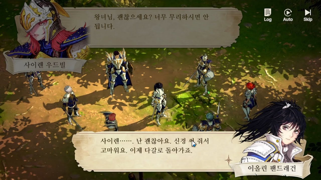 신작 모바일게임 애니메이션 수집형 Srpg 창세기전 모바일 아수라 프로젝트 1챕터 초반부 플레이 턴제 전략 판타지