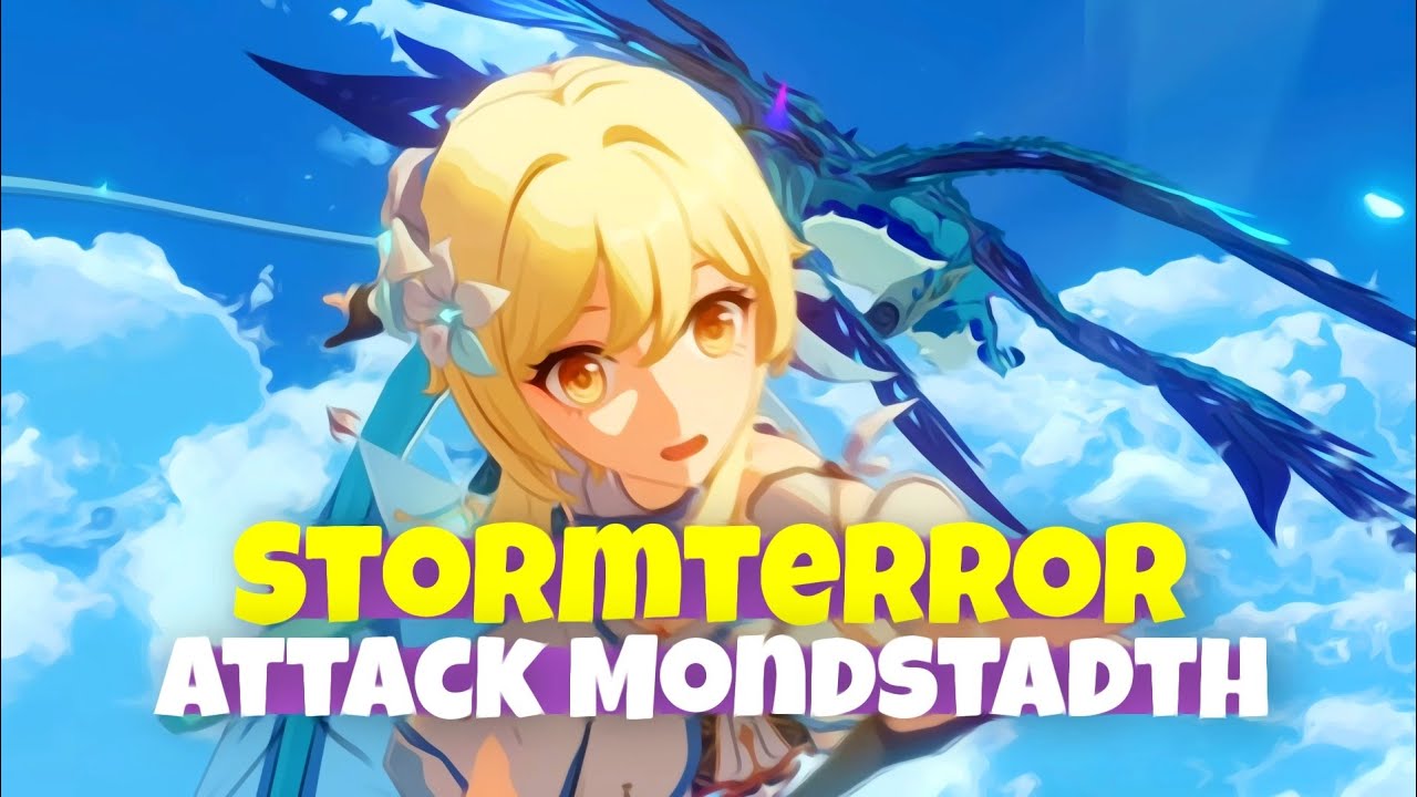 Stormterror attacks Mondstadt in Genshin Impact - YouTube