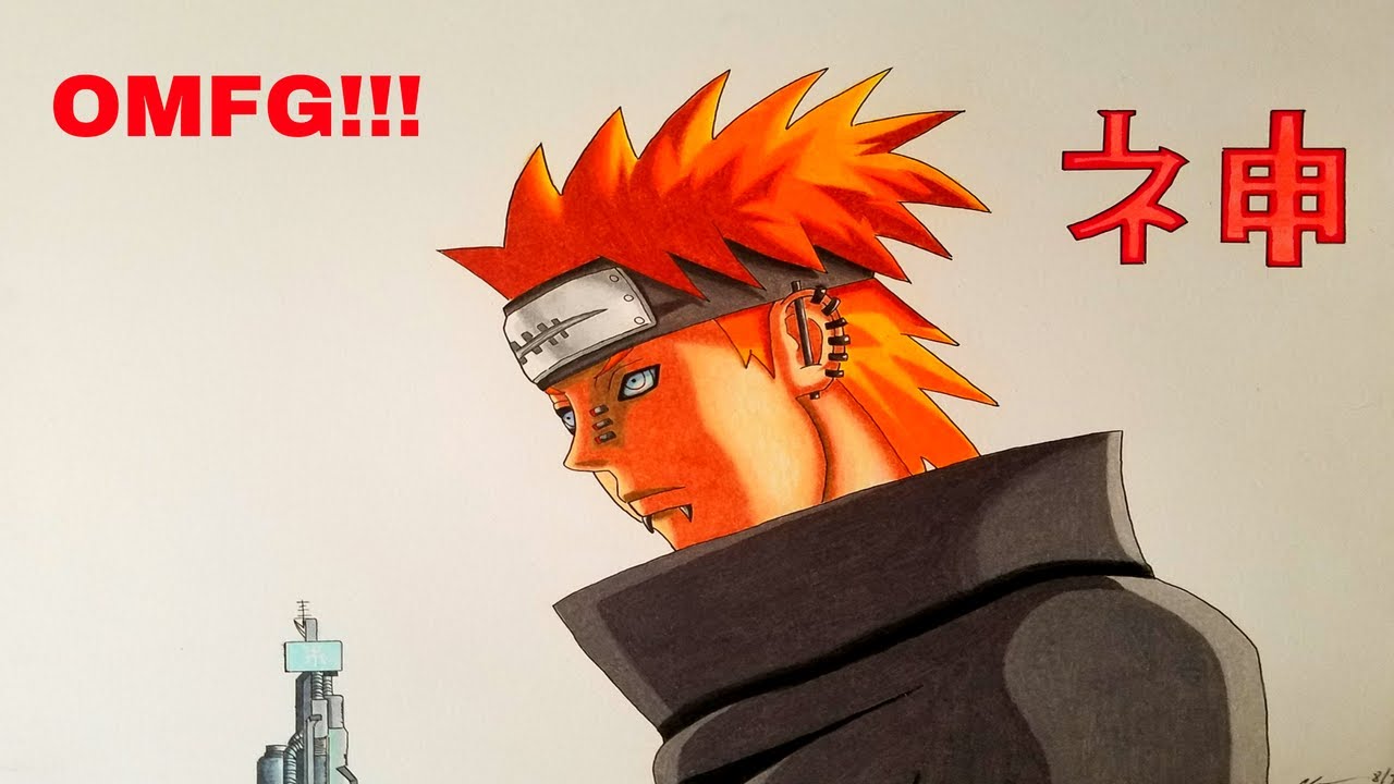 Drawing Deva Path of Pain. 1 year Progression - YouTube