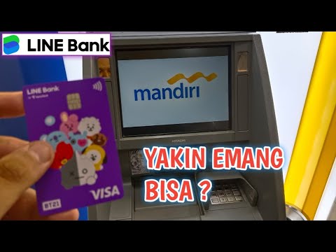 TES TARIK TUNAI KARTU DEBIT BT21 LINE BANK BY HANA BANK - YouTube