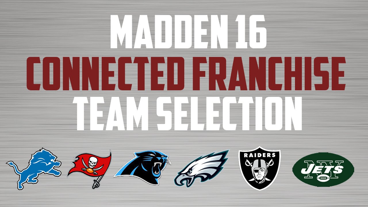 Madden 16: Connected Franchise Team Selection (Randomized Bracket ...