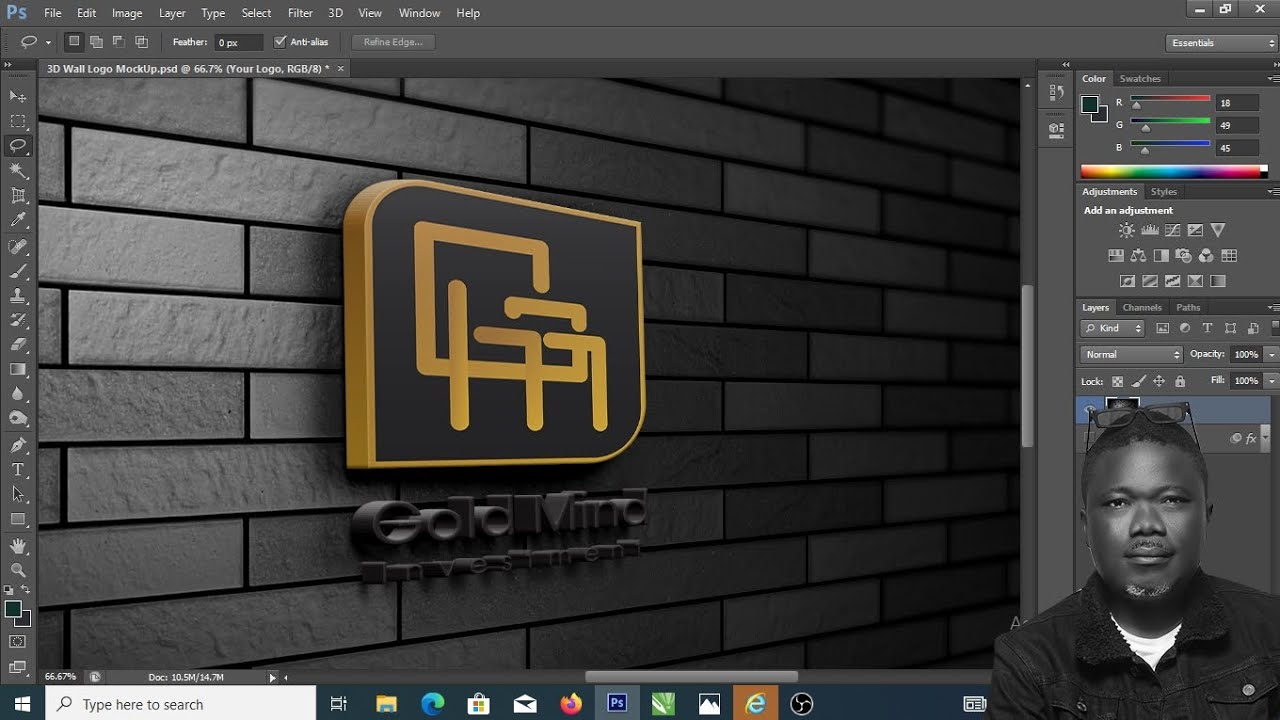 Mastering Logo Design: Create Stunning Logo with Realistic Mockup | 1M ...