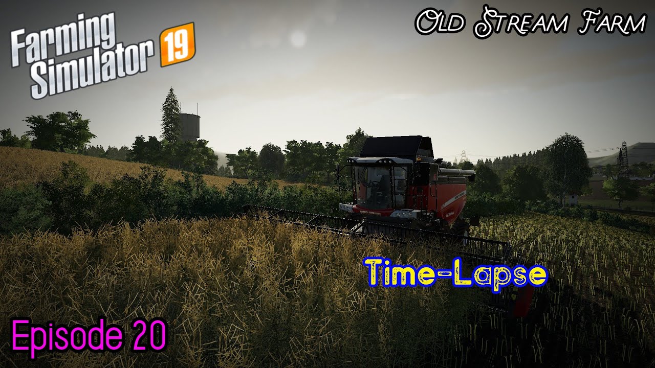 HARVEST TIME Farming Simulator 19 Timelapse - Old Stream Farm FS19 Ep ...