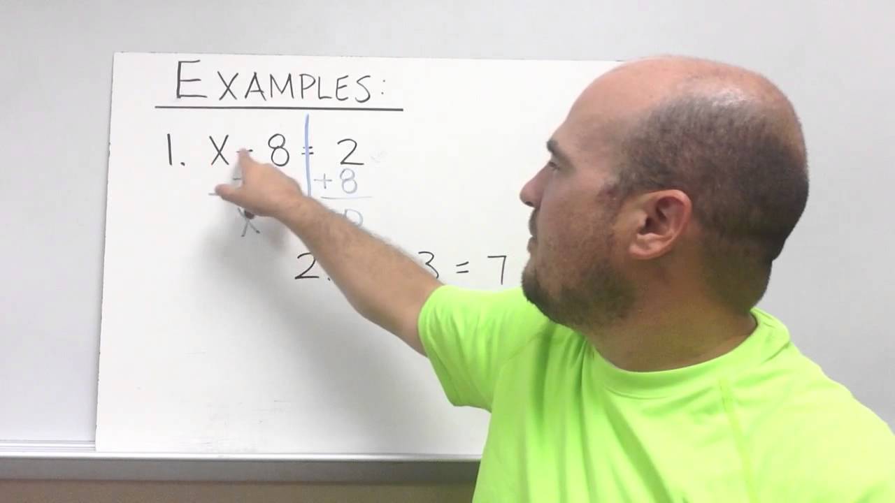 Solving One Step Equations Addition And Subtraction YouTube Solving One Step Equations Addition And Subtraction YouTube