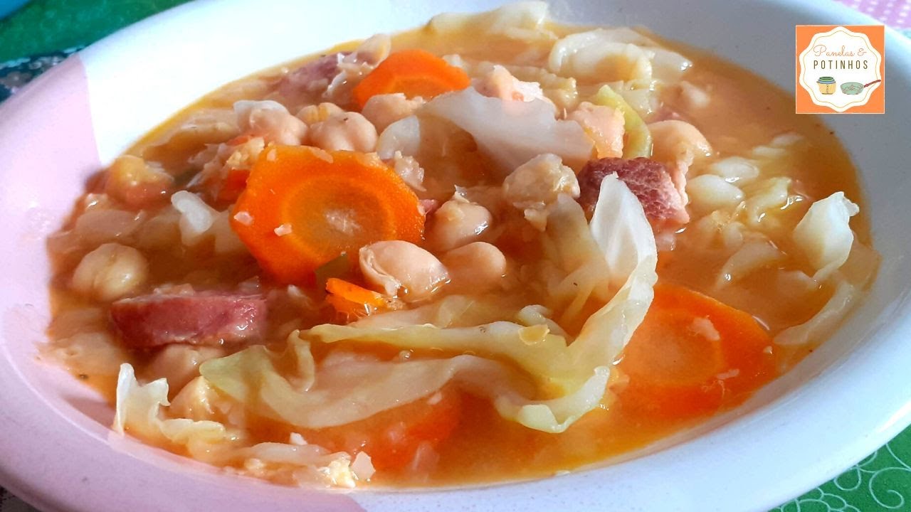 COMO FAZER PUCHERO | Receita de família tradicional espanhola de grão ...