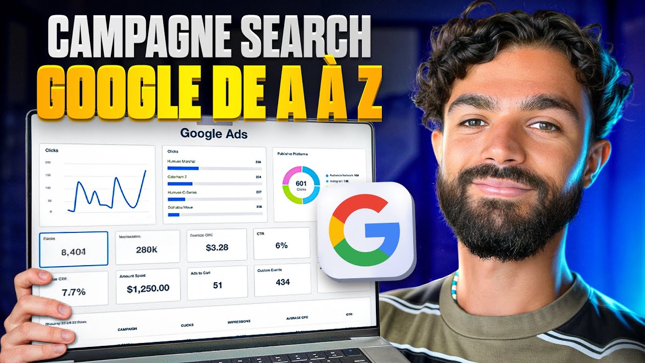 Créer une campagne Google Ads Search [Guide Complet Débutant] - YouTube