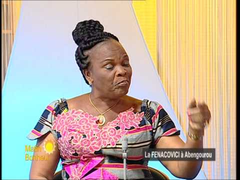 Irié Lou Colette parle de la FENACOVICI à Abengourou à Matin Bonheur du ...